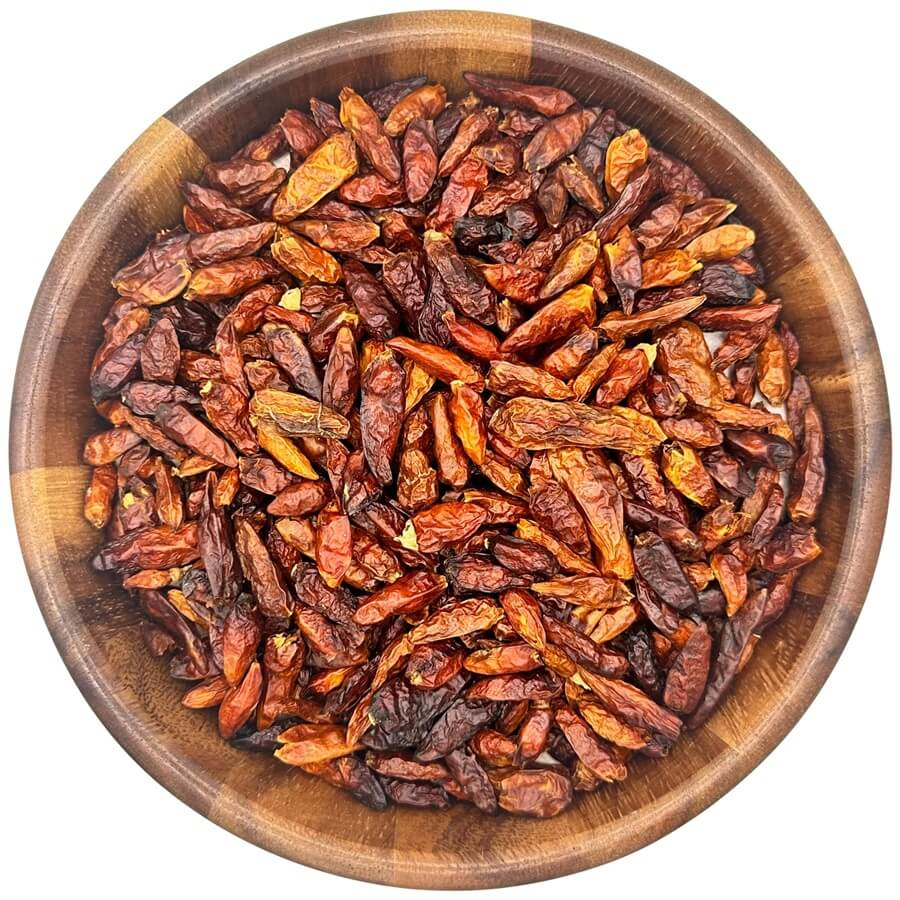 Organic Dried Birds Eye Chiles Pepper | Organic Spices